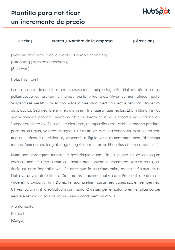 Cómo notificar un incremento de precio a tus clientes sin arriesgarte a ...
