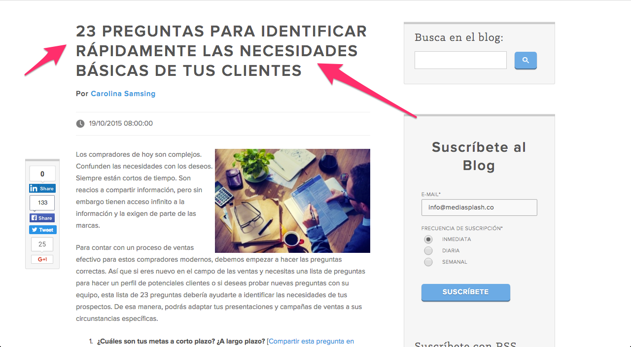 18 tipos de posts que aumentarán las visitas de tu blog