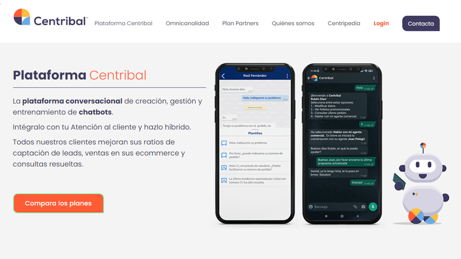 Los 15 mejores chatbots en español para empresas