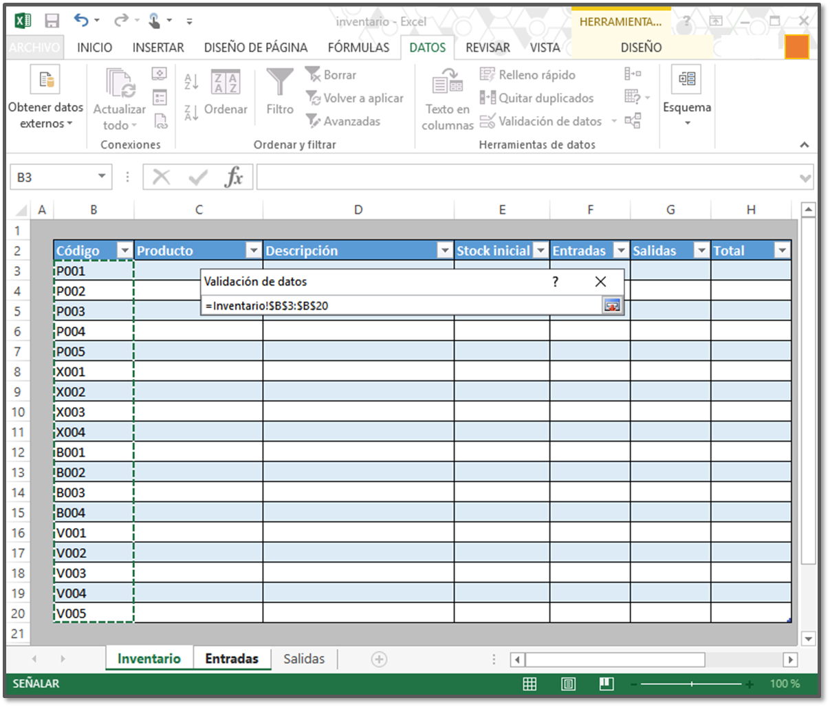Cómo hacer un inventario en Excel paso a paso